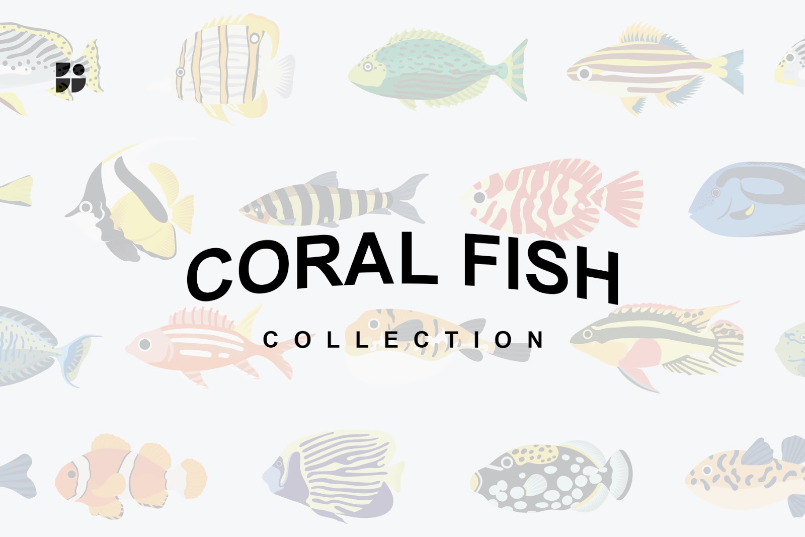 Free DEMO Coral Fish Vector Illustration Collection