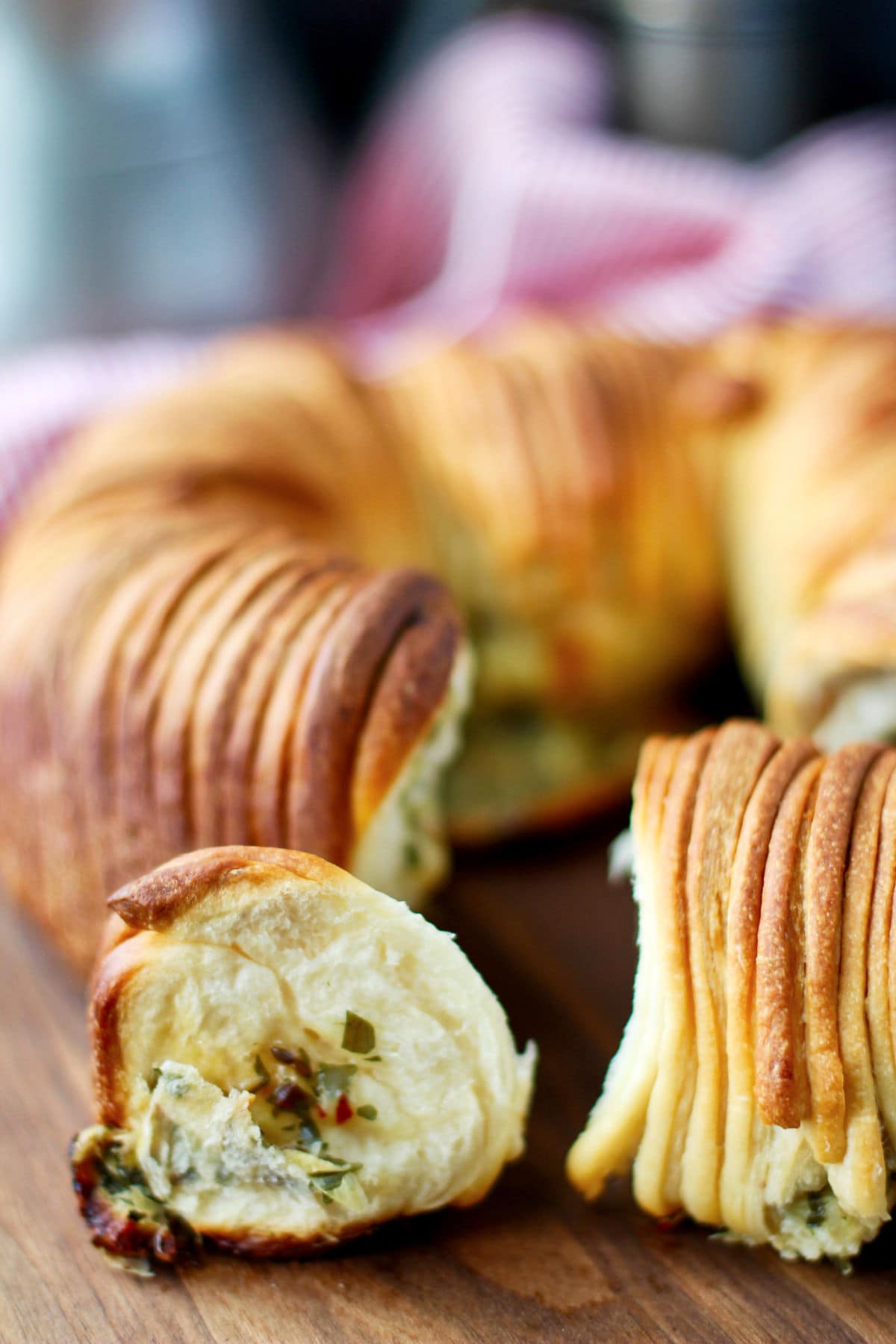 Wool Roll Bread with Gruyère Cheese and Herbs | Karen's Kitchen Stories