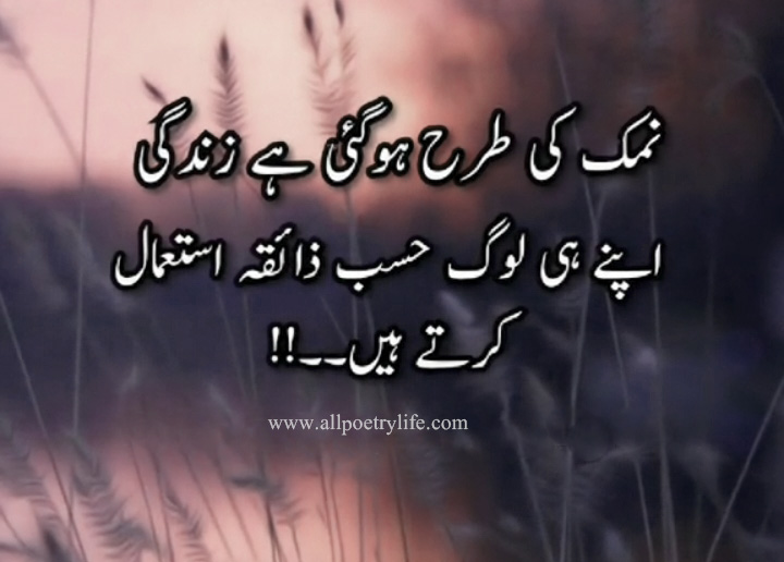 Heart Touching Poetry In Urdu 2 Lines Sms Broken Heart Shayari Sad