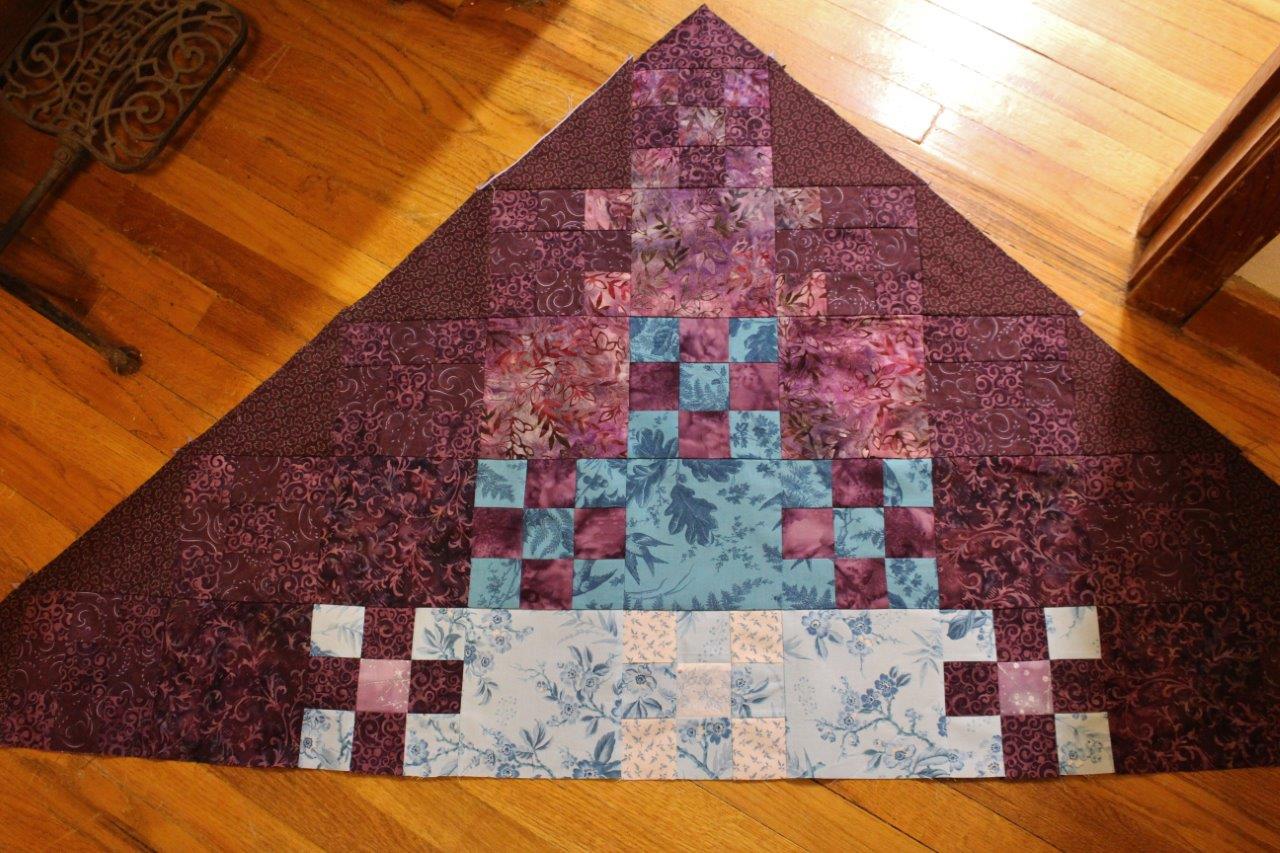 Sarah Lynn's Quilting: More Piecing on the Colorwash Quilt
