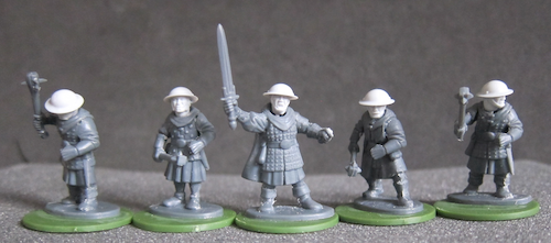 ultravanillasmurf: Oathmark Human Infantry and Spearmen