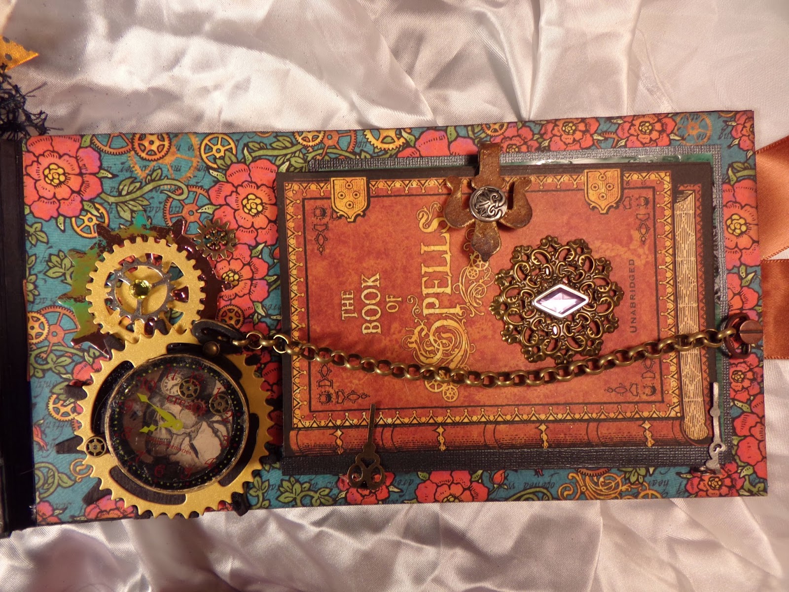JuJu Crafts: Extreme Steampunk Spells Halloween Handmade Mini Album