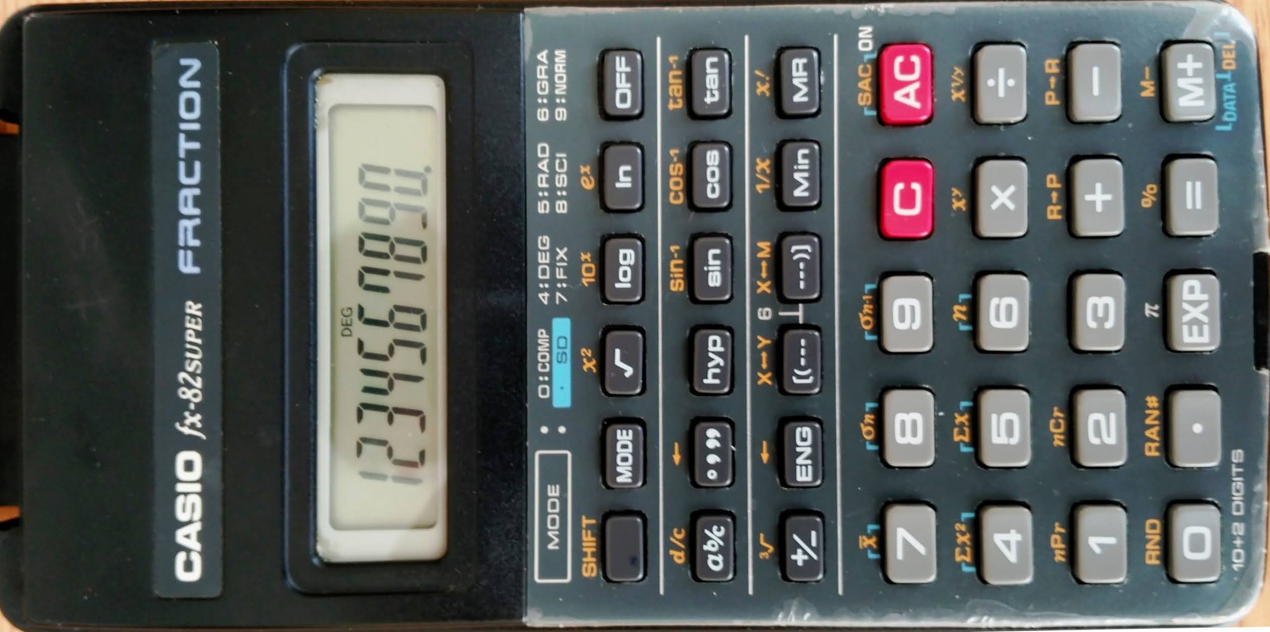 Retro Ordenadores Orty Calculadora Casio Fx 82 Super Fraction 1989 retro-ordenadores-orty-calculadora-casio-fx-82-super-fraction-1989