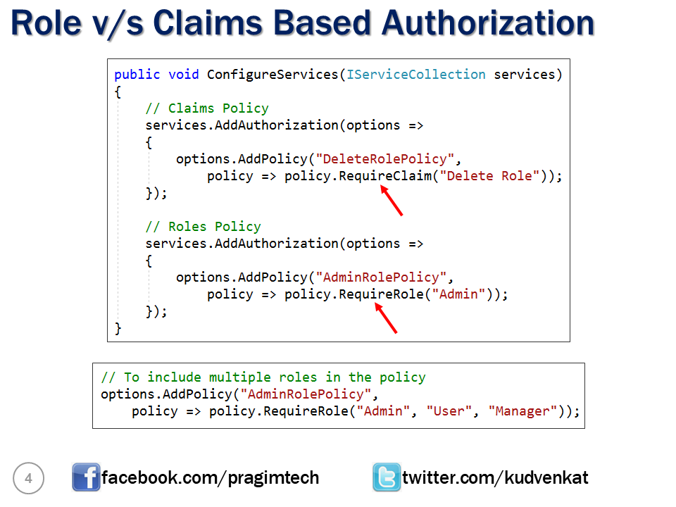 Sql server, .net and c# video tutorial: Role based authorization vs ... Sql server, .net and c# video tutorial: Role based authorization vs ...