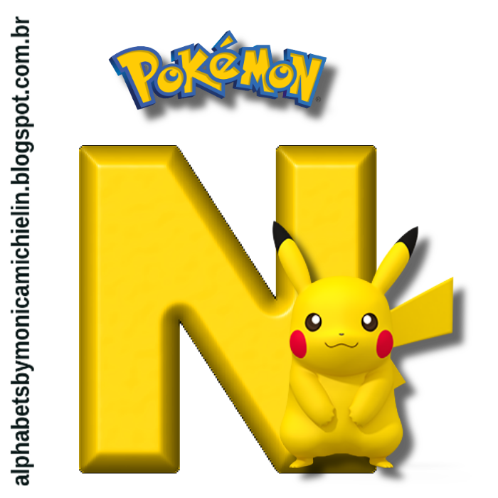 M. Michielin Alphabets: #POKEMON ALPHABET PNG