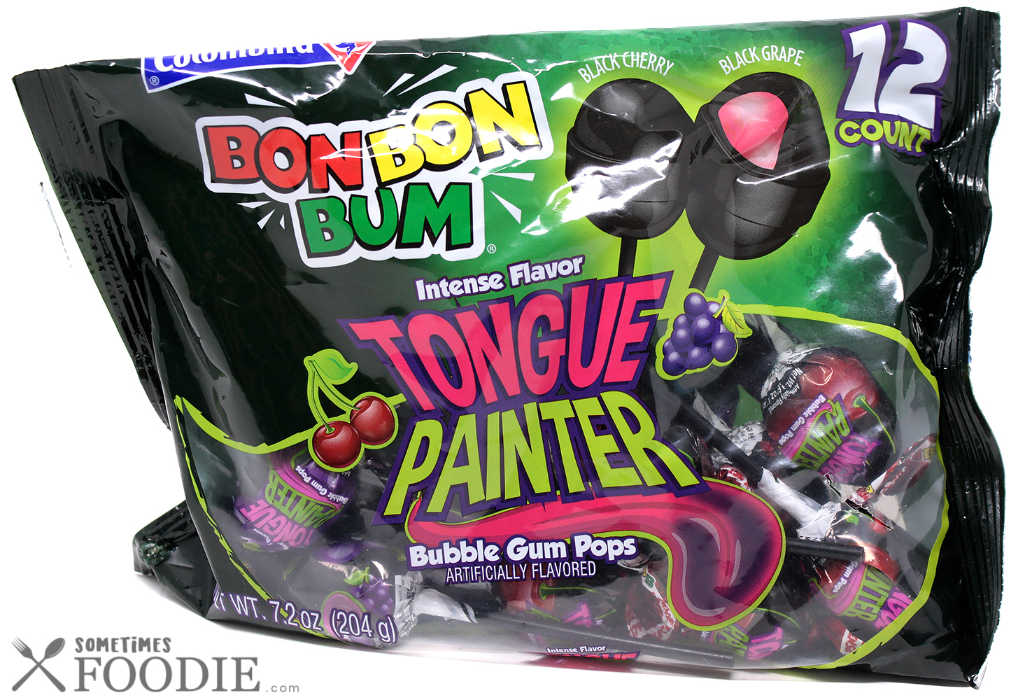 Sometimes Foodie: Bon Bon BUMMER - Black Tongue Lollipops
