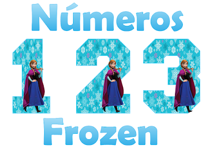 Kits imprimibles gratis : Números para imprimir Frozen