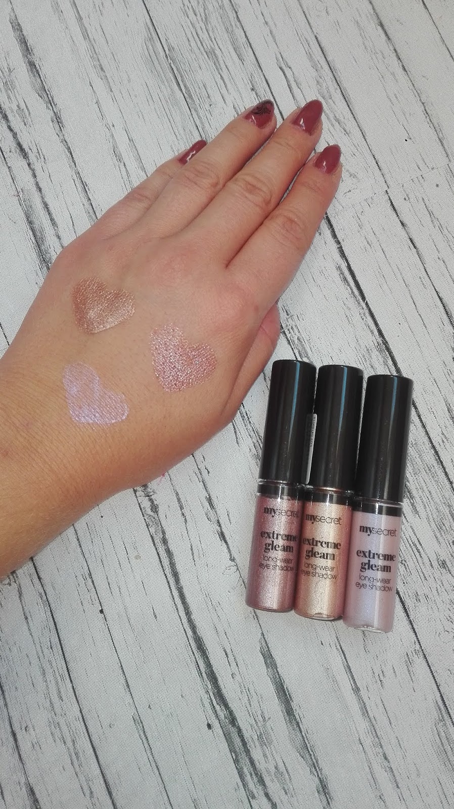 Kosmetyczne rozterki blogerki: My Secret, Extreme Gleam Long-Wear ...