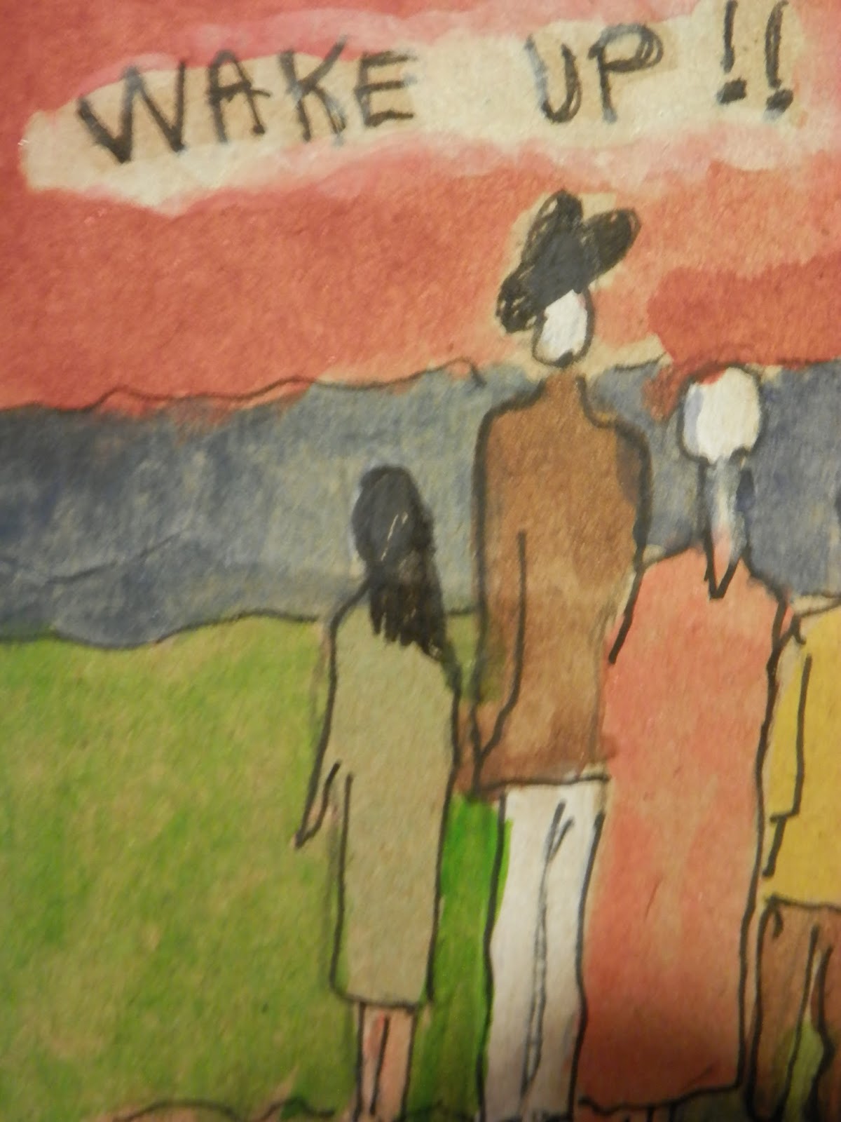 Jottings : wake up note