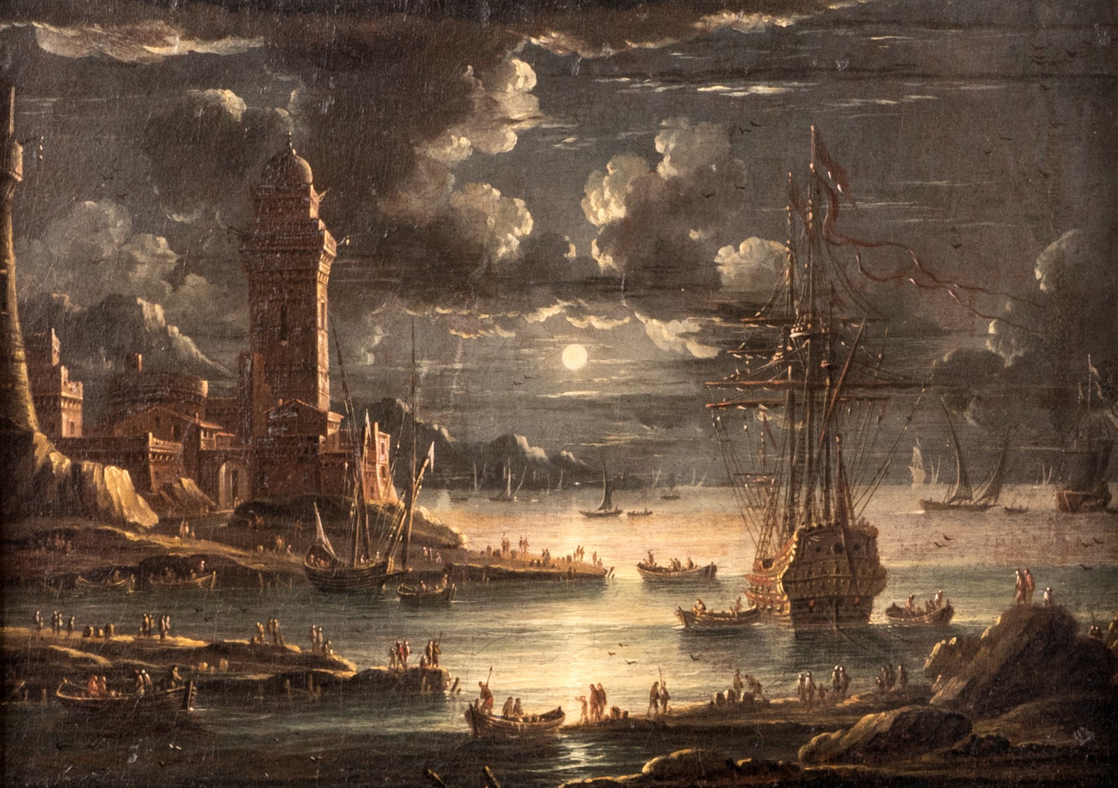 The Auction Augur: "Second half 18th century" harbour scene is work by ...