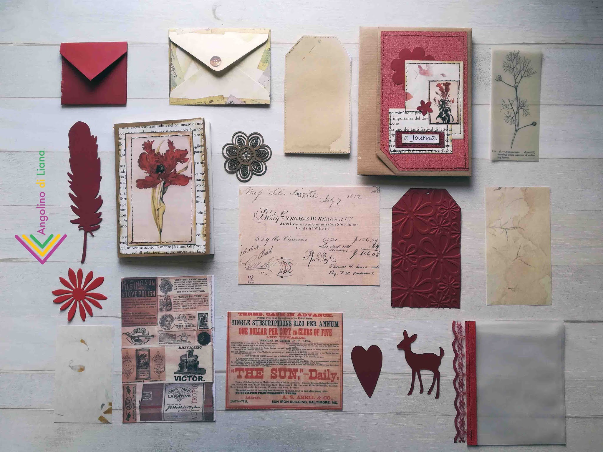 Angolino di Liana: Folder Origami Junk Journal - Cartellina in origami ...