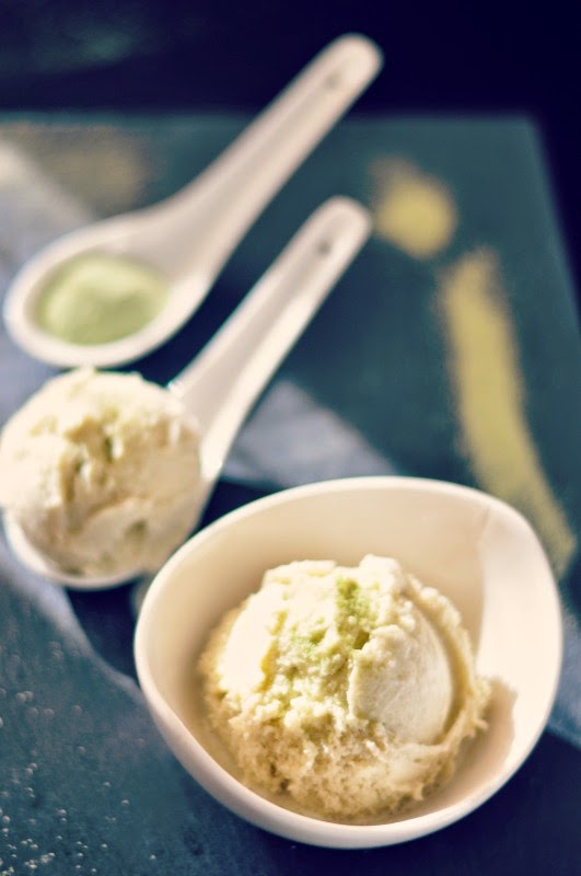 CocinaBlogGemma: Helado de té matcha (Heladera Lidl)