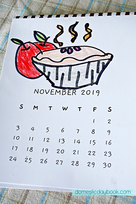 Art Project for Kids - Calendar