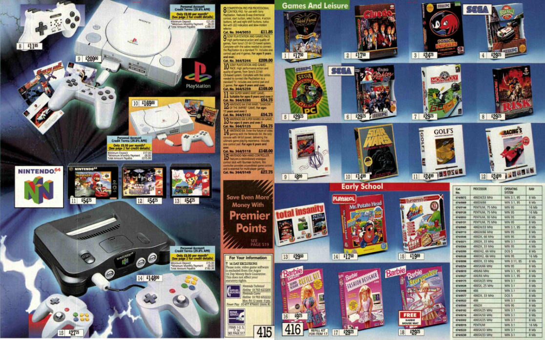 🕹️🎮 The Argos Catalogue & Video Games in the 1970s, 80s & 90s | A Trip ...