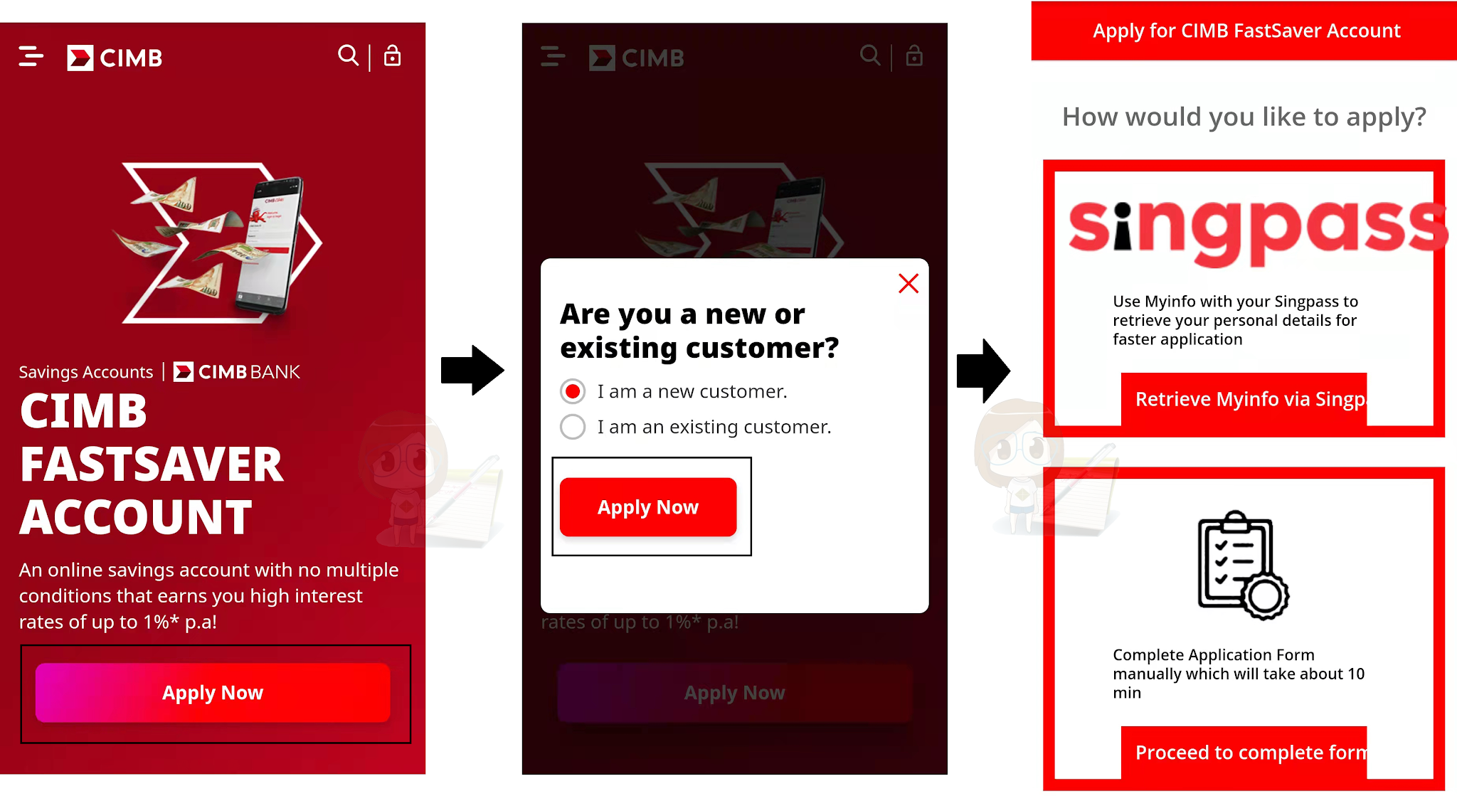 【大马人必知】如何上网开新加坡与马来西亚CIMB银行户口？CIMB SG 和CIMB Malaysia 全线上开户口完整教学 ...
