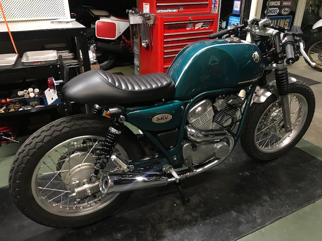 Bike Shop Haraguchi: SRV250カスタム完成！また新たなルネッサカスタムも進行中！