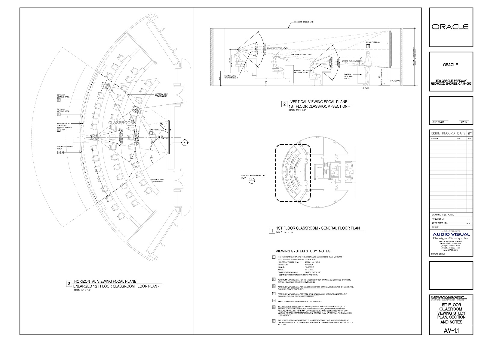 ARCXEN CAD Design Studio: Audio Visual Engineering Drawings