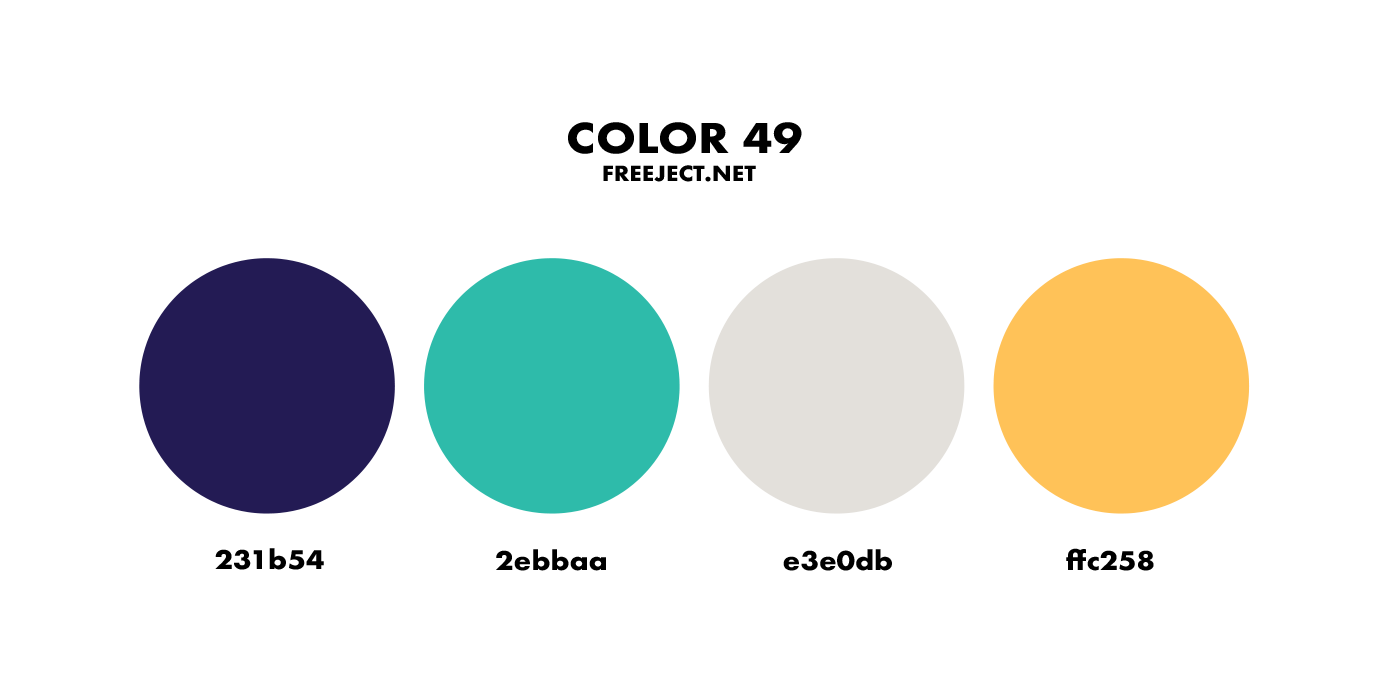 Color Palette PNG - 4 Color Combinations