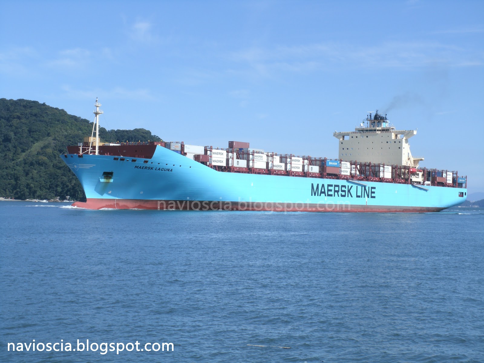 Navios de Santos & CIA: Navio MAERSK LAGUNA