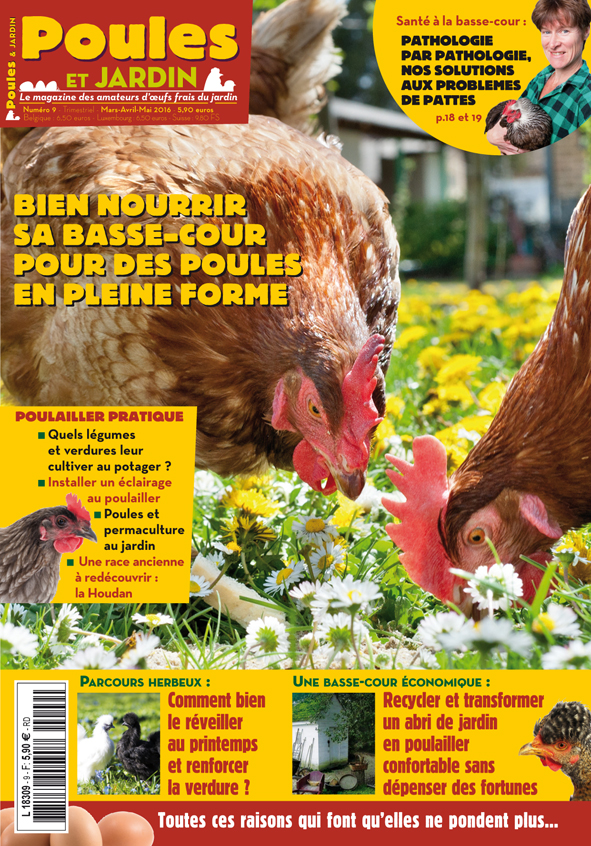 Poules et jardin