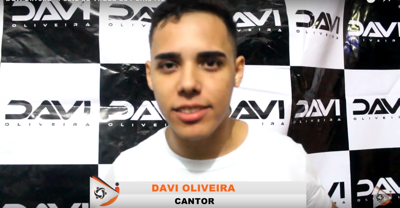 Davi Oliveira comandou show na Festa da Virada 2019 em Ponto Novo