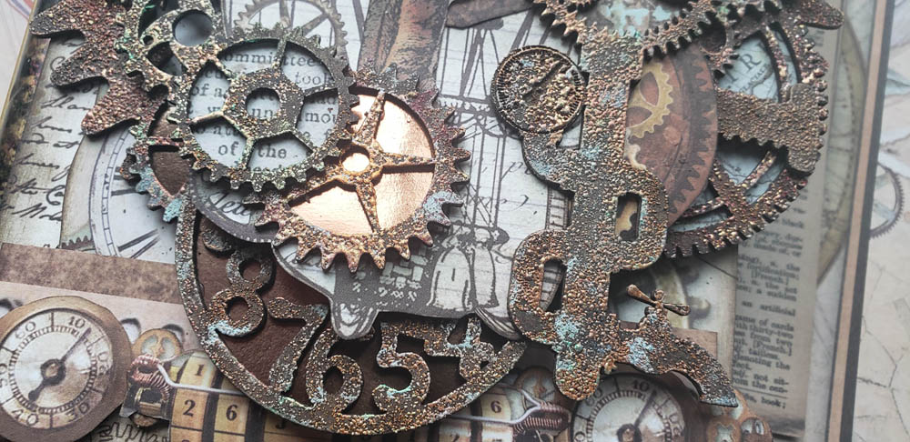 Love Life's Little Pleasures: Time Machine - Creative Embellishments
