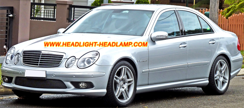 Headlight Headlamp Parts: 2002-2009 Mercedes-Benz E-Class W211 E200 E230 E220 E240 E270 E280 ...
