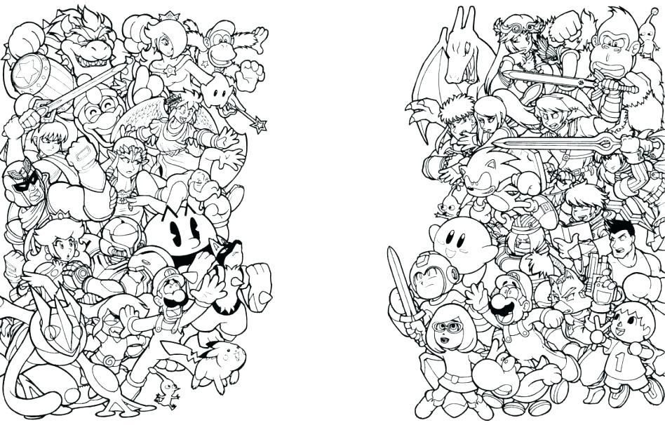 Nintendo Coloring Pages - Fun Coloring
