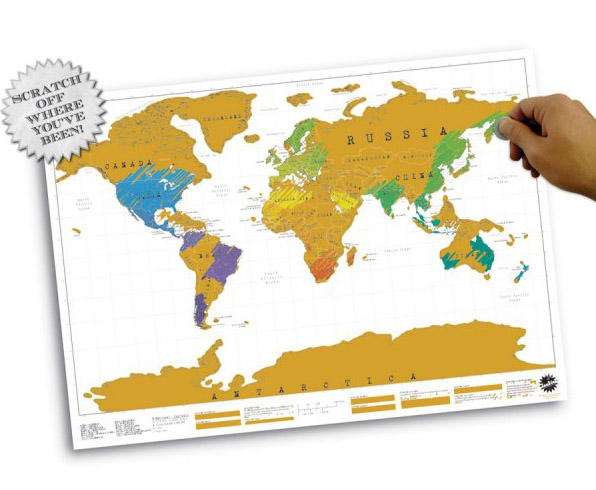 If It's Hip, It's Here (Archives): No Red Pins Needed. Scratch-Off Map ...