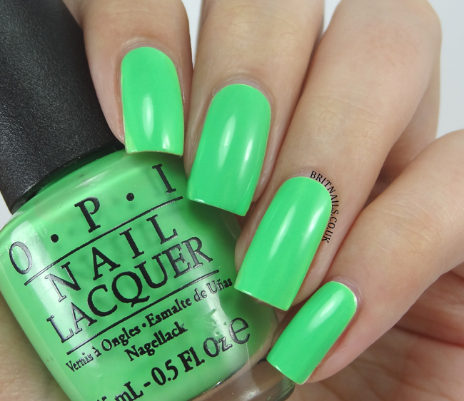 OPI Neons 2014 Swatches and Review | Brit Nails