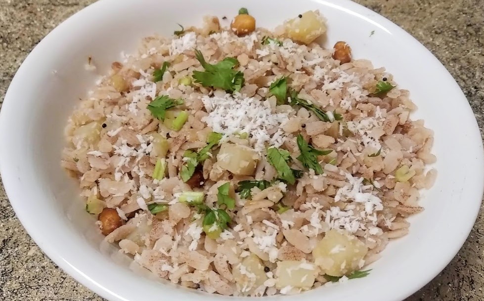 EASY RED POHA(AVAL) UPMA - All around Me360