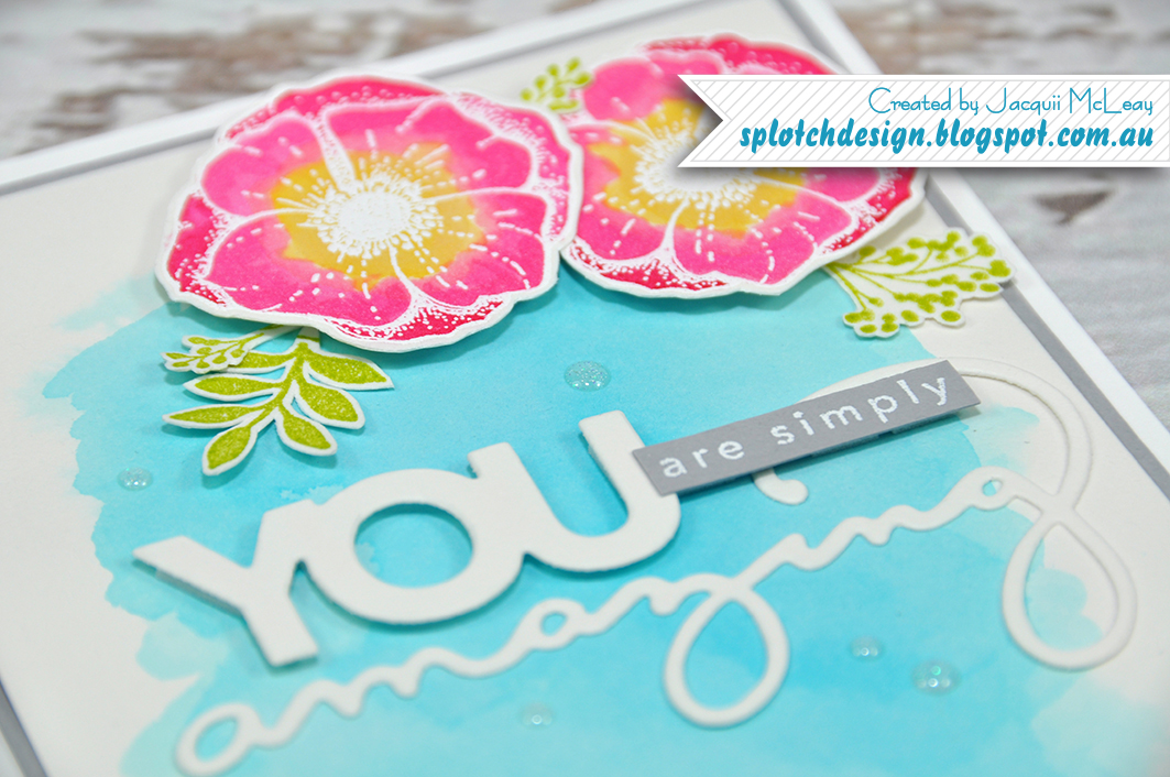 Splotch Design - Adding ink to paper!