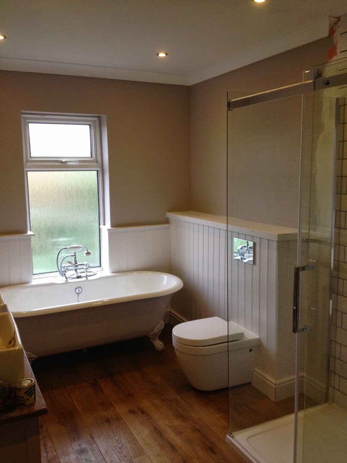 Makeover - Bathroom Transformation - Roses and Rolltops