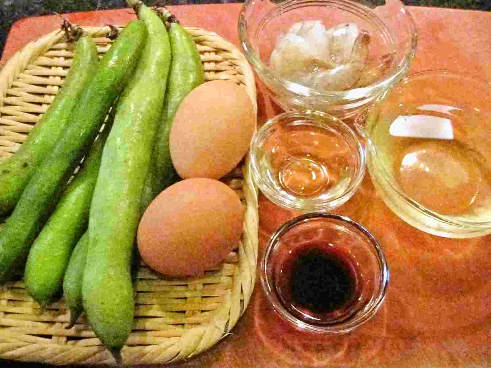 Recipes for Tom: Soramame to ebi no tamagotoji / fava beans and prawns ...