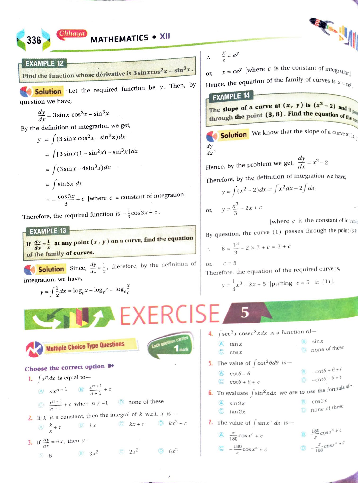 Class 12 SN DEY MATHS BOOK Free pdf image download of exercise of ...