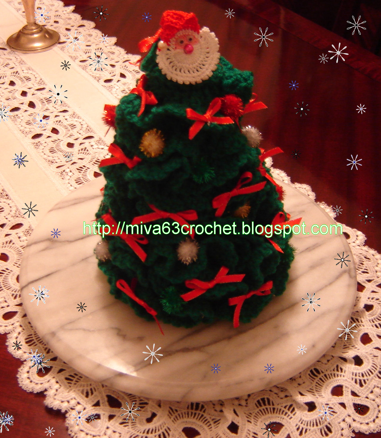 miva y sus pañitos....: MI PINITO DE NAVIDAD...DIY