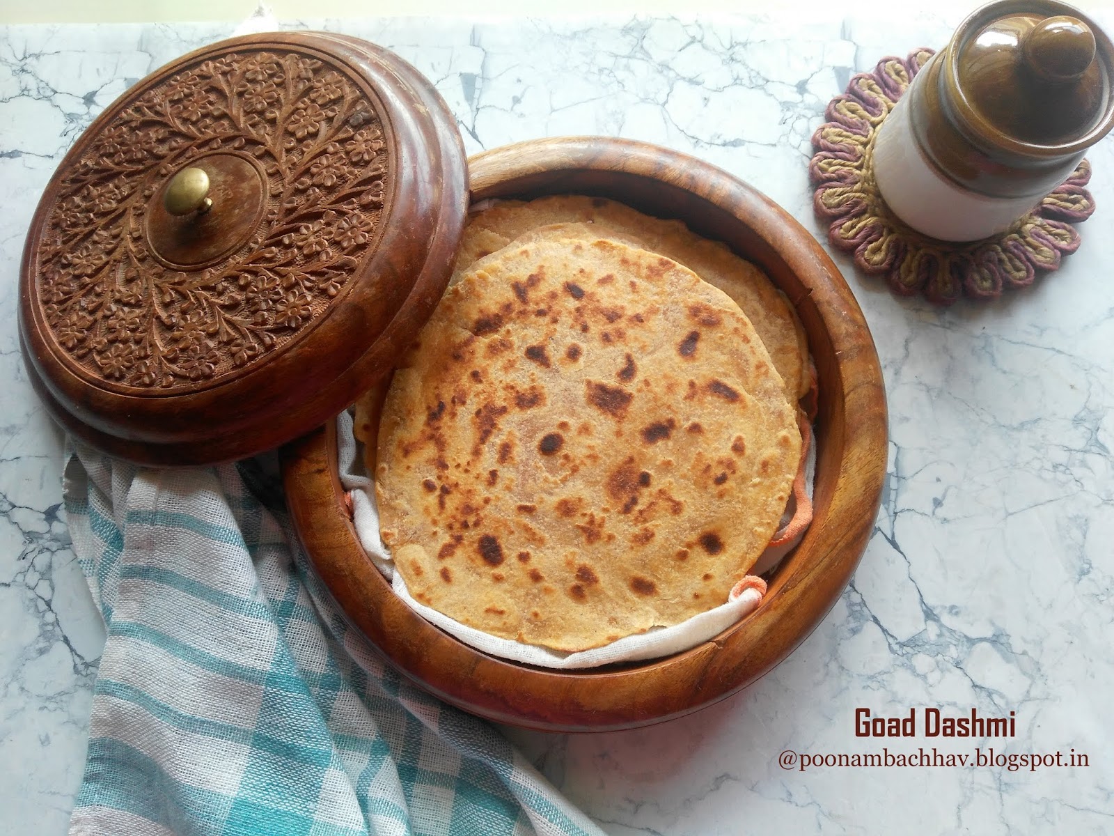Annapurna: Goad Dashmi / Sweet Flatbread Recipe