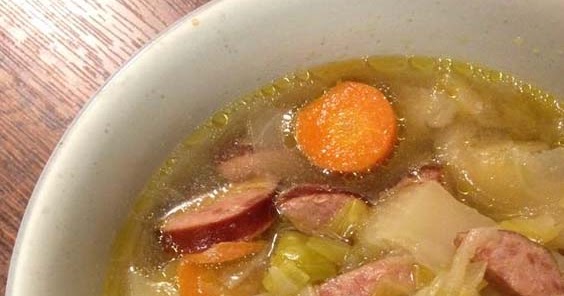 Kohlsuppe: Slow Cooker German Cabbage Soup - The Healthy Chef