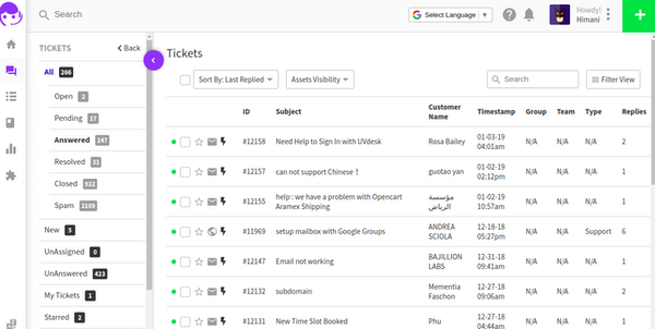Open Source HelpDesk Ticket System