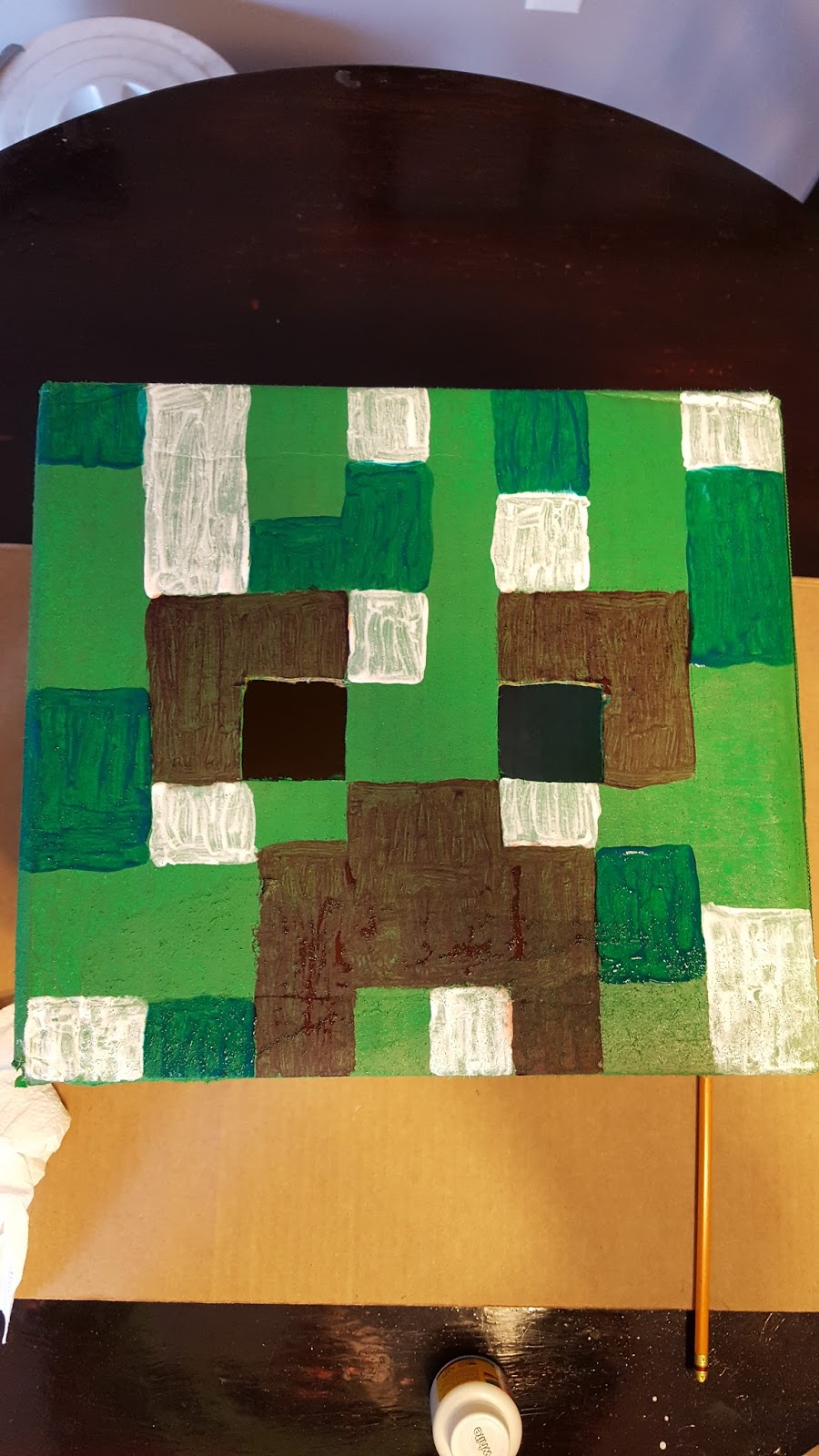 Funny as a Mother: Minecraft Creeper Costume