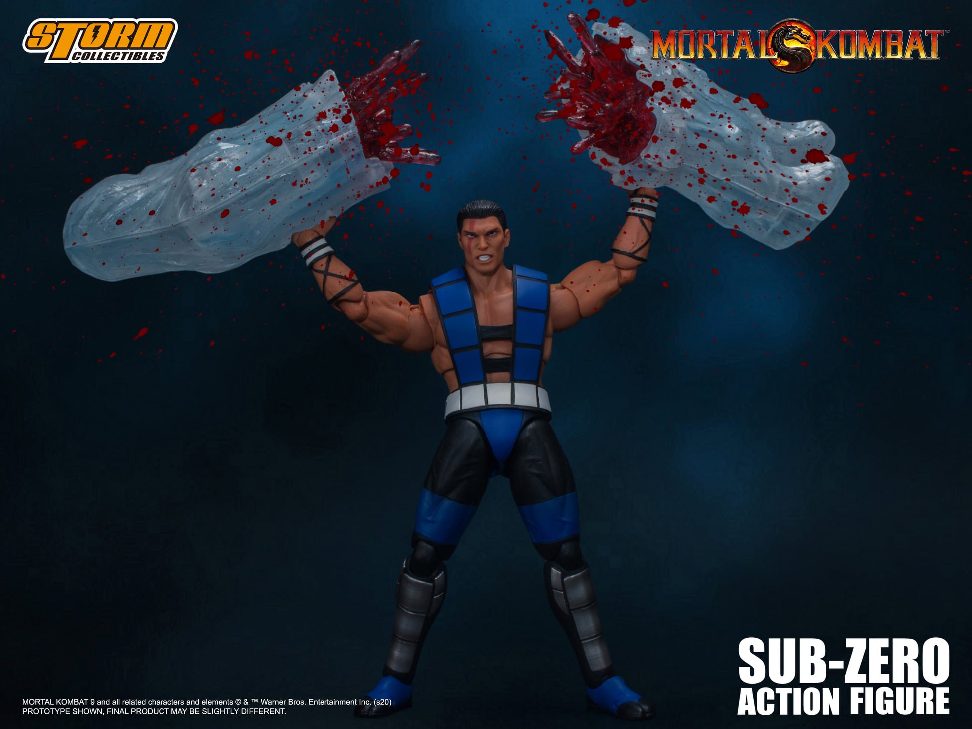 Super Punch: Sub-Zero figure with very bloody fatality accessories ...