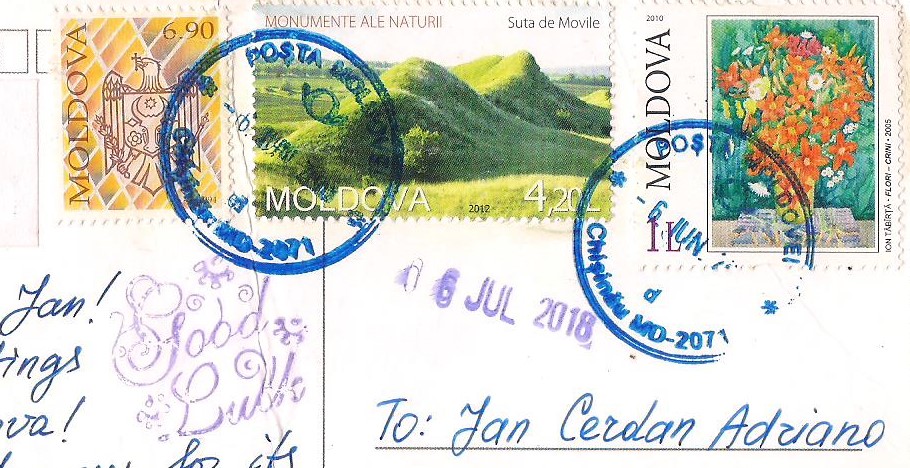 More POSTCARDS & STAMPS: MOLDOVA - Mapcard