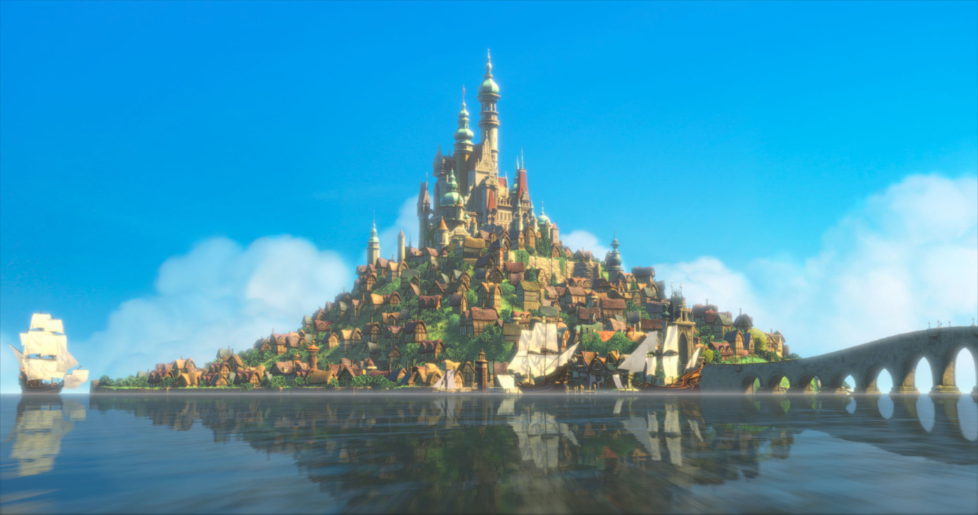 Tangled home town ~ wallpapers for Disney tangled wallpaper