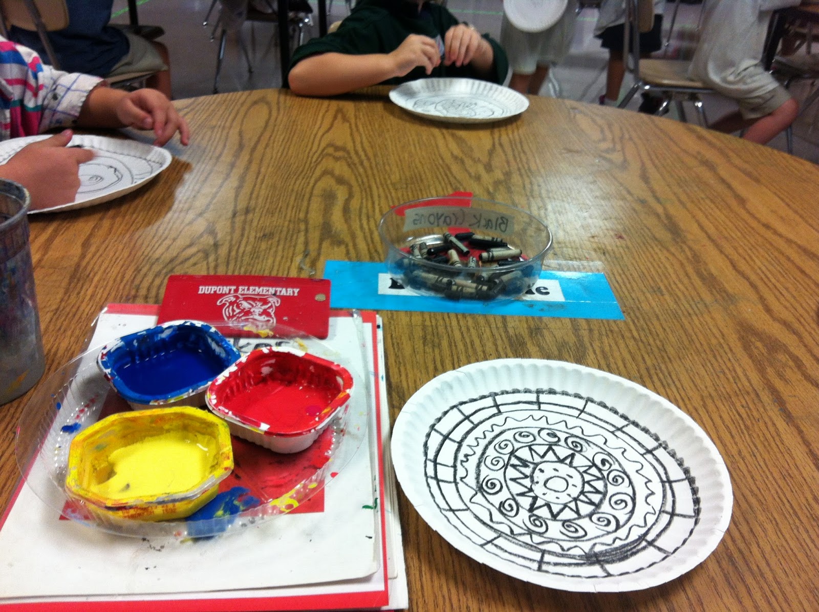 ChumleyScobey Art Room: "The Dot" Lesson on Paper Plates