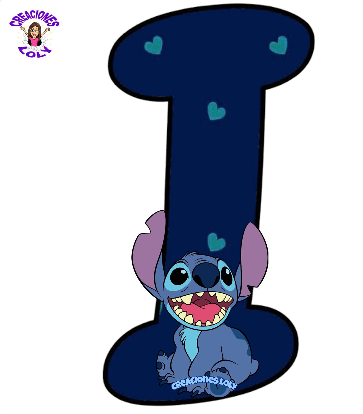 Creaciones Loly: Abecedario Stitch