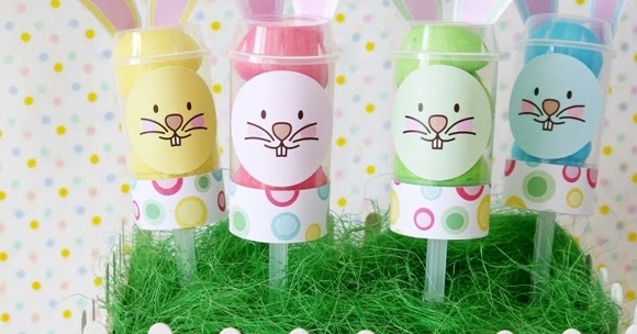 DIY Easter Bunny Push-up Pops Party Centerpiece - Party Ideas | Party ...