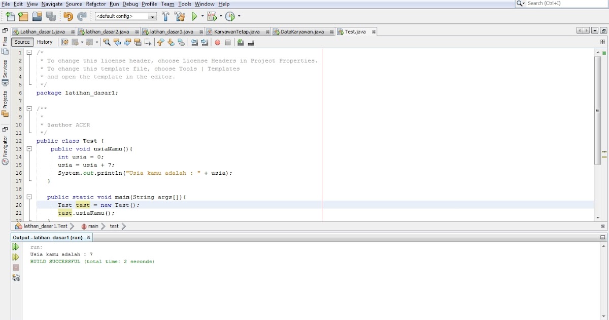 Belajar Java - Tipe Variable Java - Variable Types - Java NetBeans ... Belajar Java - Tipe Variable Java - Variable Types - Java NetBeans ...