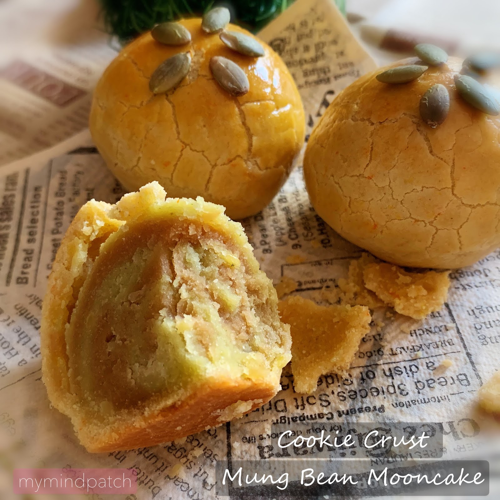 My Mind Patch: Cookie Crust Mung Bean Mooncake