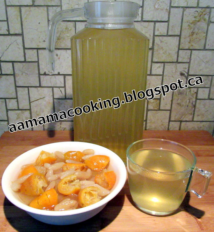 AA mama: 桔餅麥冬蘋果雪梨茶 Preserved Tangerines Drink With Apple & Pear