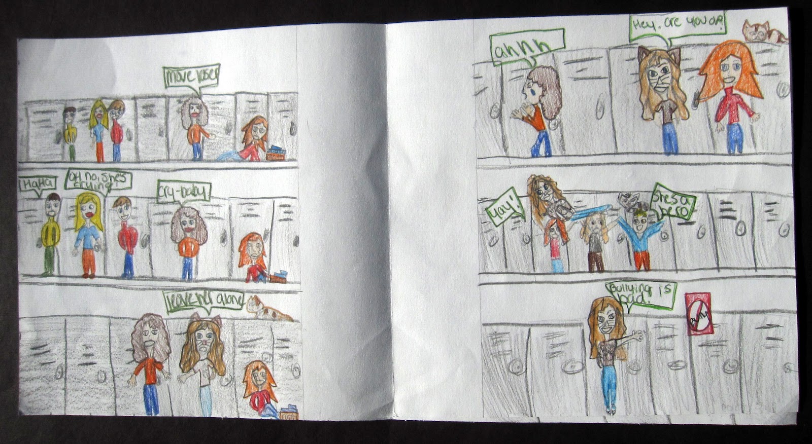 Miamisburg Middle School Art: Cartoon Comic Books!